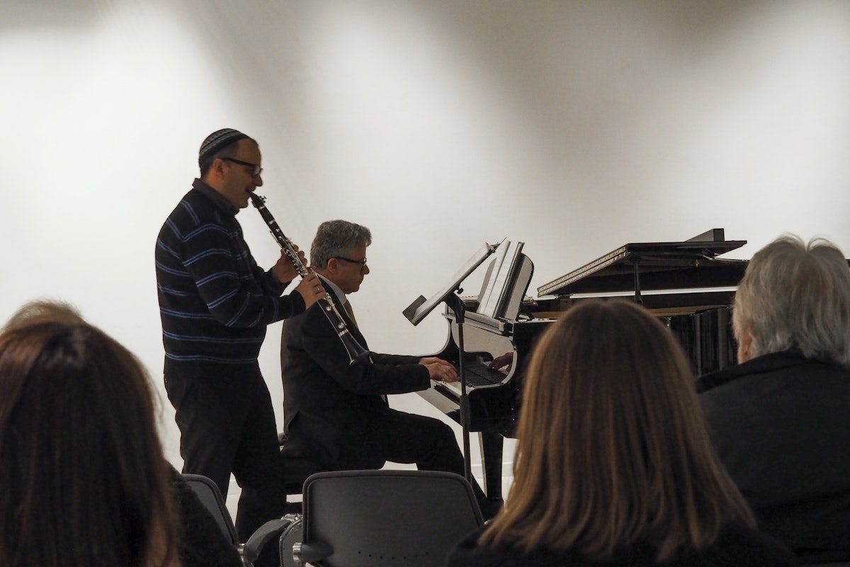 Concerto di musica classica ebraica italiana per clarinetto e pianoforte