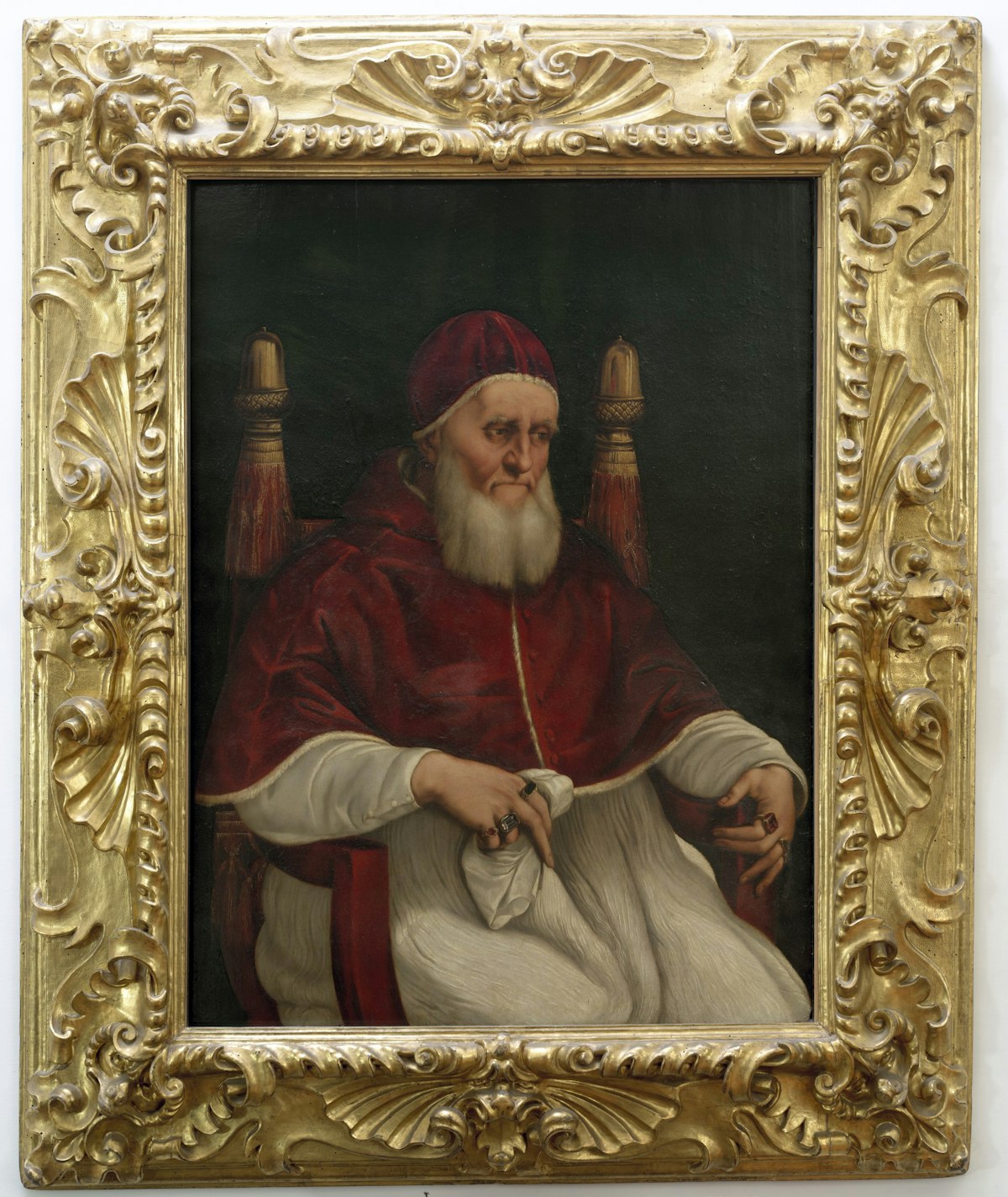 Portrait of Giulio II by Raphael's workshop