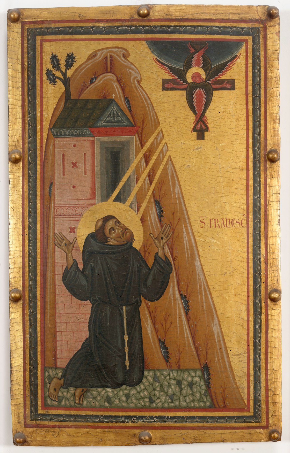 Stigmate di San Francesco del Maestro della Croce n. 434 degli Uffizi