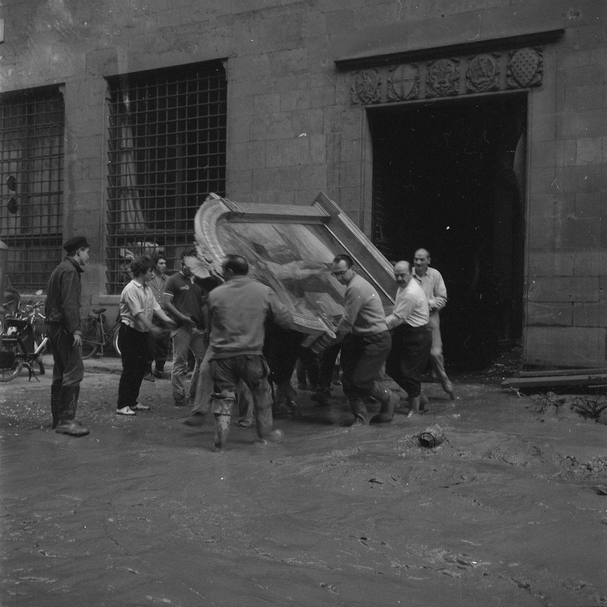 The 1966 flood's damages to the art heritage of Florence