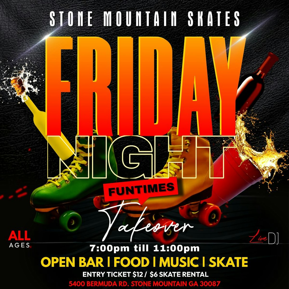 Friday Night FunTimes Takeover - Atlanta skate event. DJ Zylanta. RnB ...