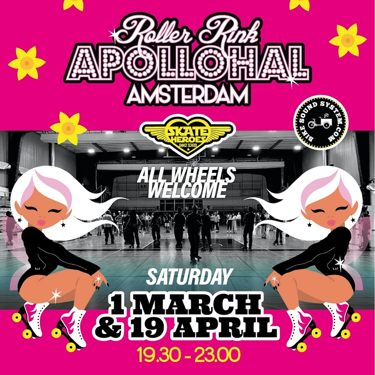 Roller Rink Apollohal - Amsterdam skate event. DJ Marcello. RnB, Soul ...