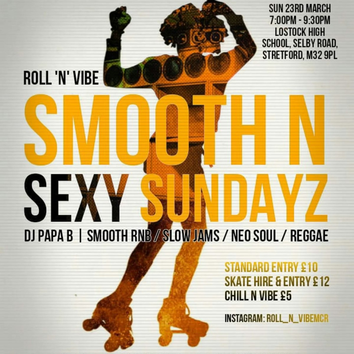 Smooth N Sexy Sundayz - Manchester skate event. DJ Papa B. RnB, Slow ...