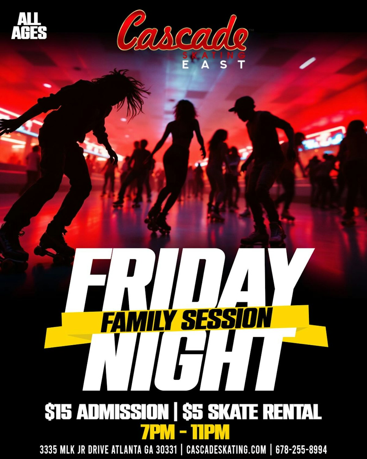 Friday Night Family Session - Georgia skate event. DJ Drip. RnB, Neo ...