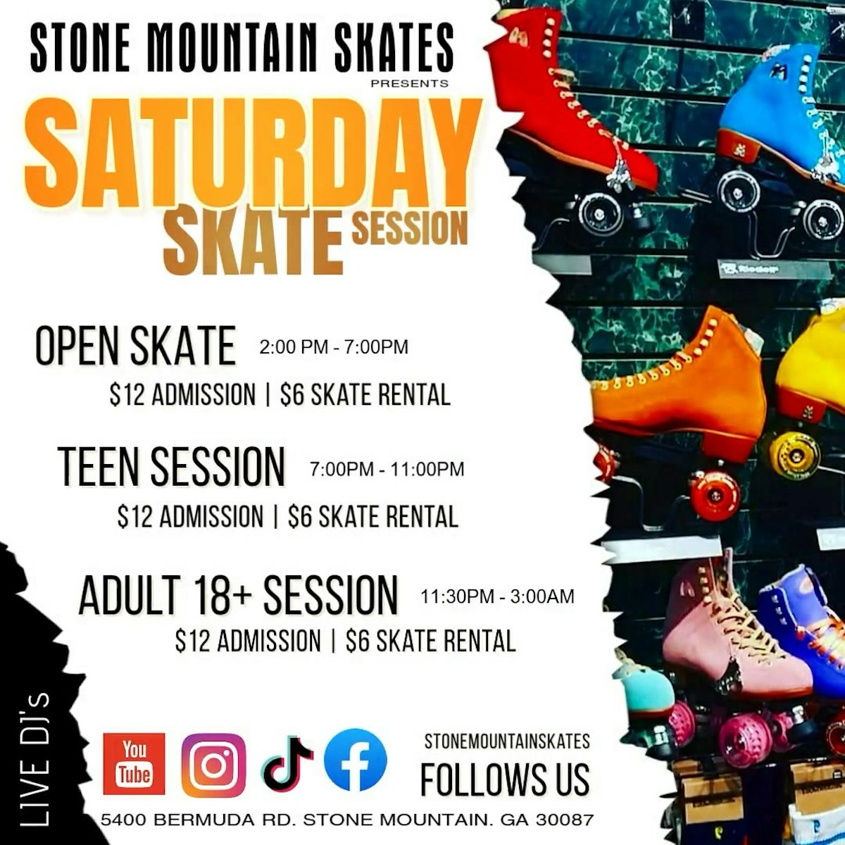 Open Skate - Atlanta skate event. DJ TightWrk. RnB, Hip Hop, Soul and ...