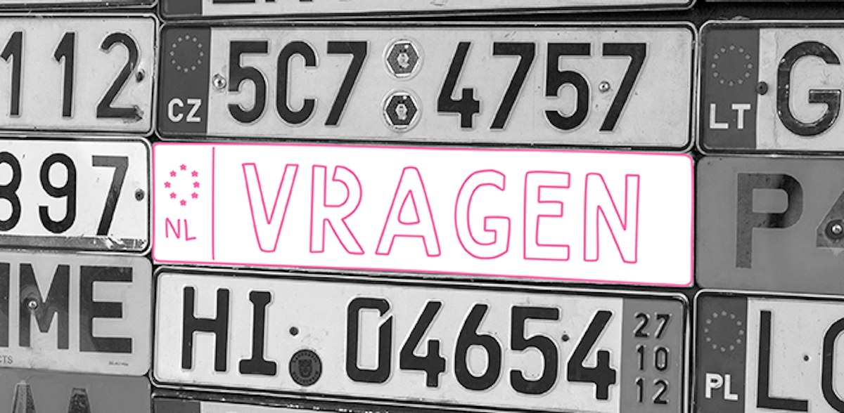 Wat iedereen over de kentekenplaat wil weten - InShared