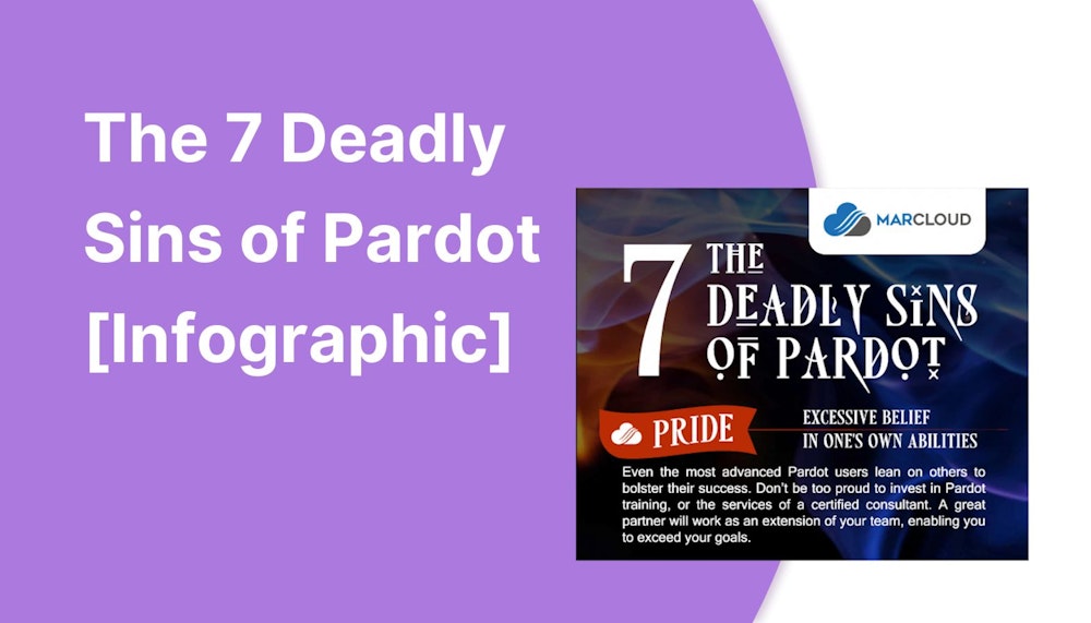 The 7 Deadly Sins of Pardot [Infographic] | MarCloud