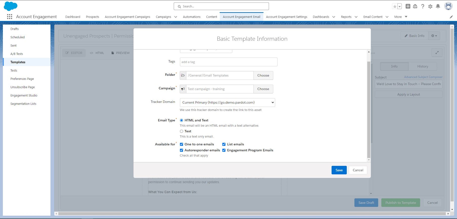 Classic vs. Lightning Email Builder in Salesforce Account Engagement