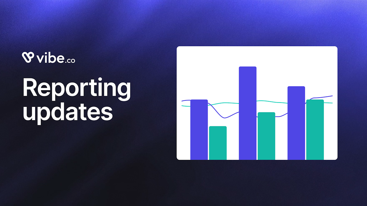 Reporting updates with Vibe.co