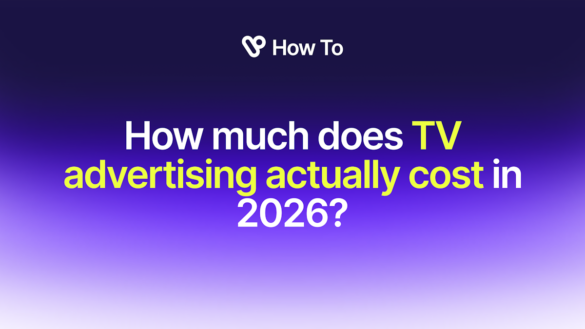 How Much Does TV Advertising Cost in 2026?