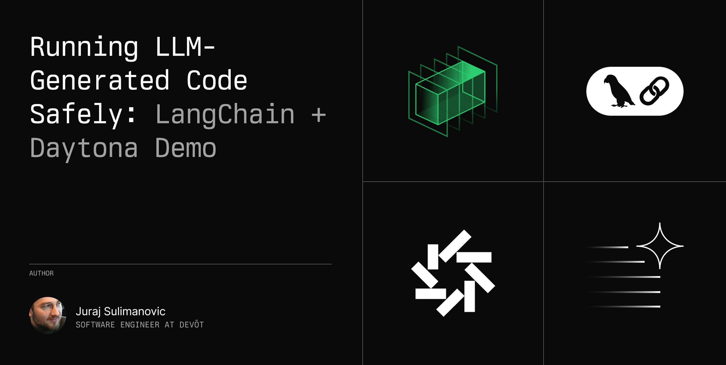 Running LLM-Generated Code Safely: LangChain + Daytona Demo