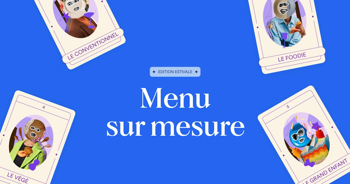 Créer votre menu facilement avec Recettes d'ici