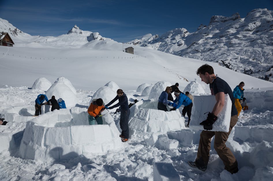 Iglu bauen: Schritt-für-Schritt-Anleitung im Video - Transa.ch