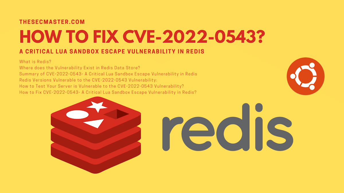 Fixing Redis Cve 2022 0543 Lua Sandbox Escape Patch
