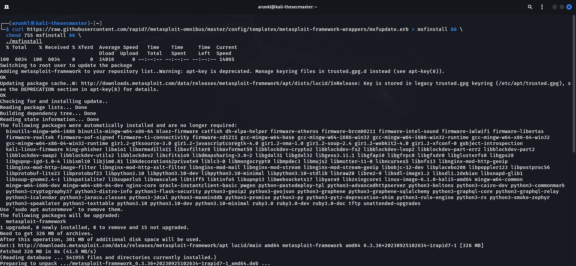 Upgrade Metasploit On Kali Linux Direct Repo Guide
