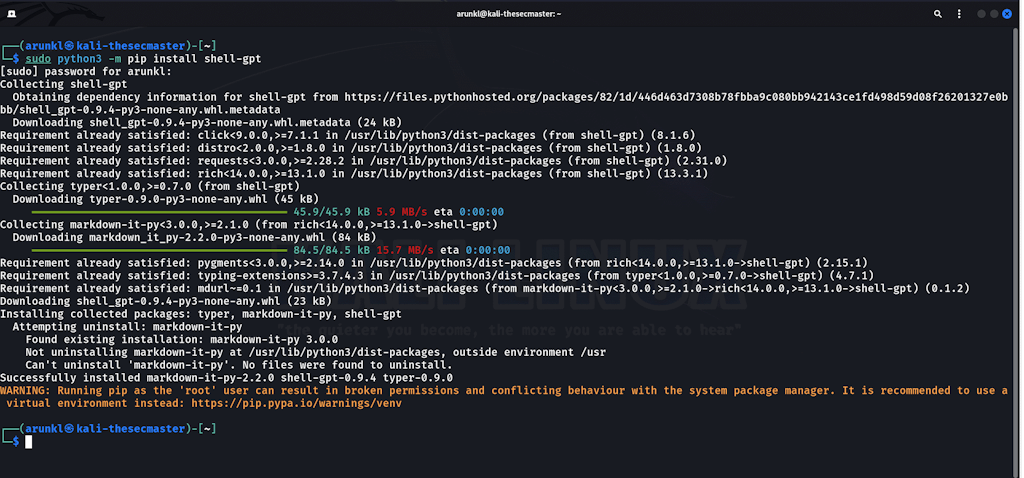 Integrate AI into Your Terminal with Shell GPT Integrate AI into Your Terminal with Shell GPT