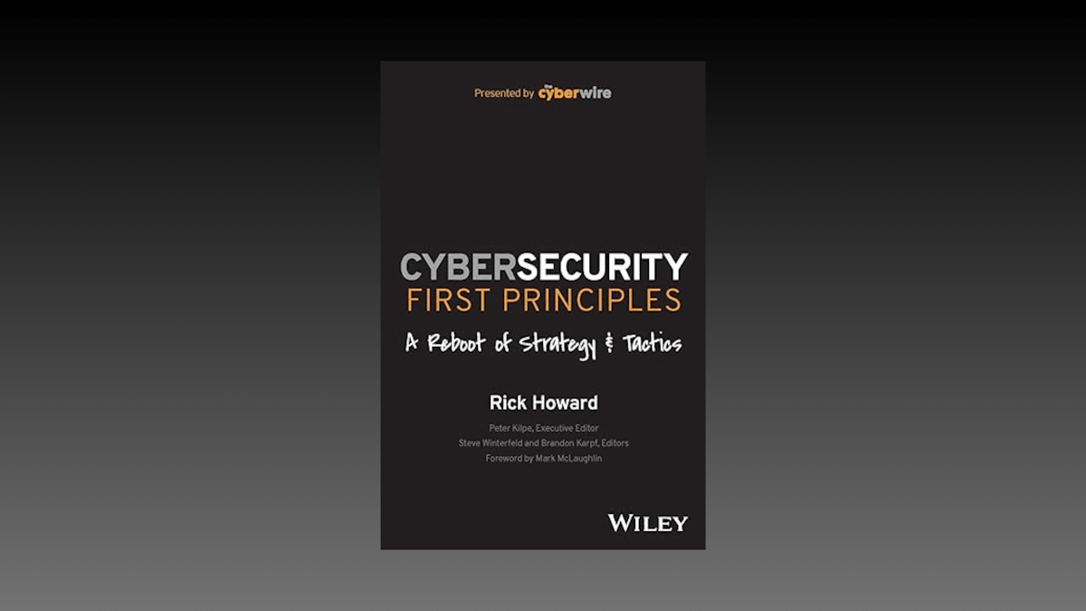 Cybersecurity First Principles - 1st Edition