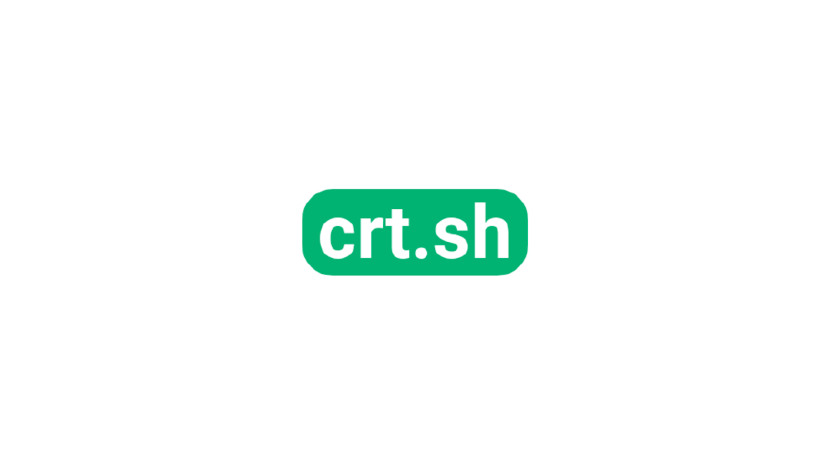 CRT.sh: Certificate Transparency Search Tool