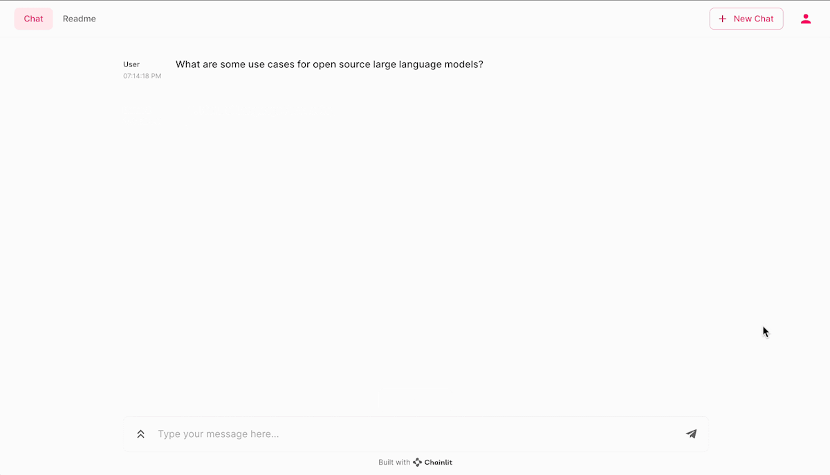 Build Your Own Open Source Chatgpt With Llama 2 And Chainlit Baseten Blog 5824