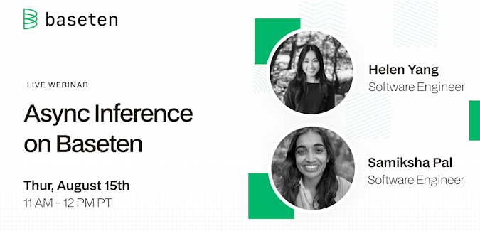 Asynchronous Inference On Baseten Baseten Webinars
