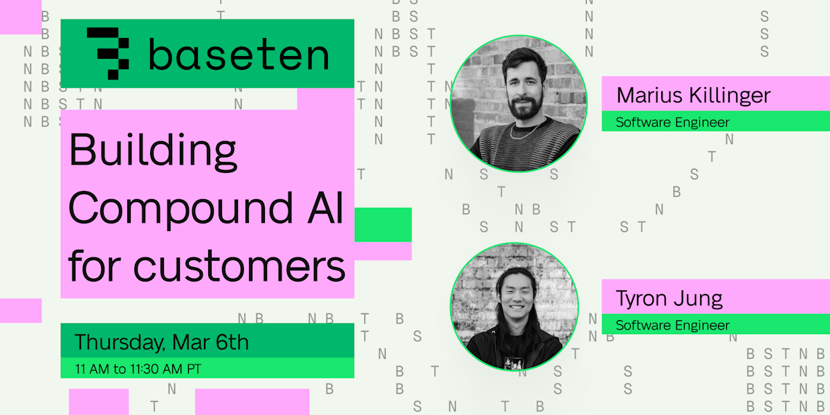 Live podcast: What we learned building compound AI from our customers | Baseten Webinars