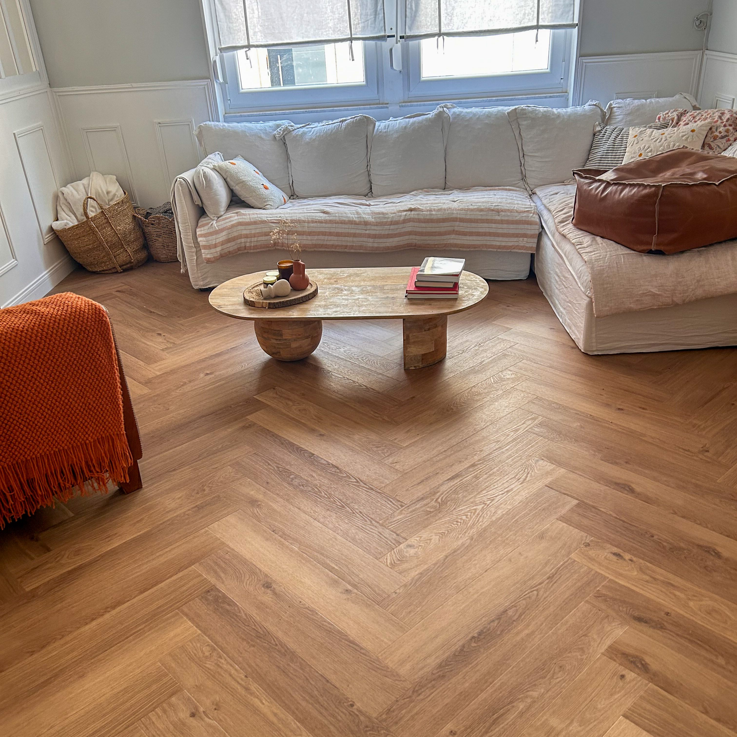 The metamorphosis of @la_maison_centenaire her home with Floorify's Anago floor