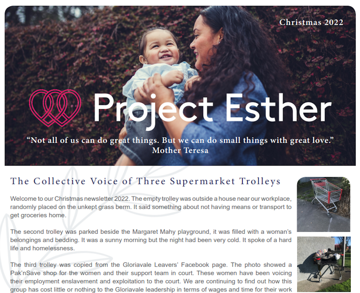 Project Esther - News - 2022 Newsletter