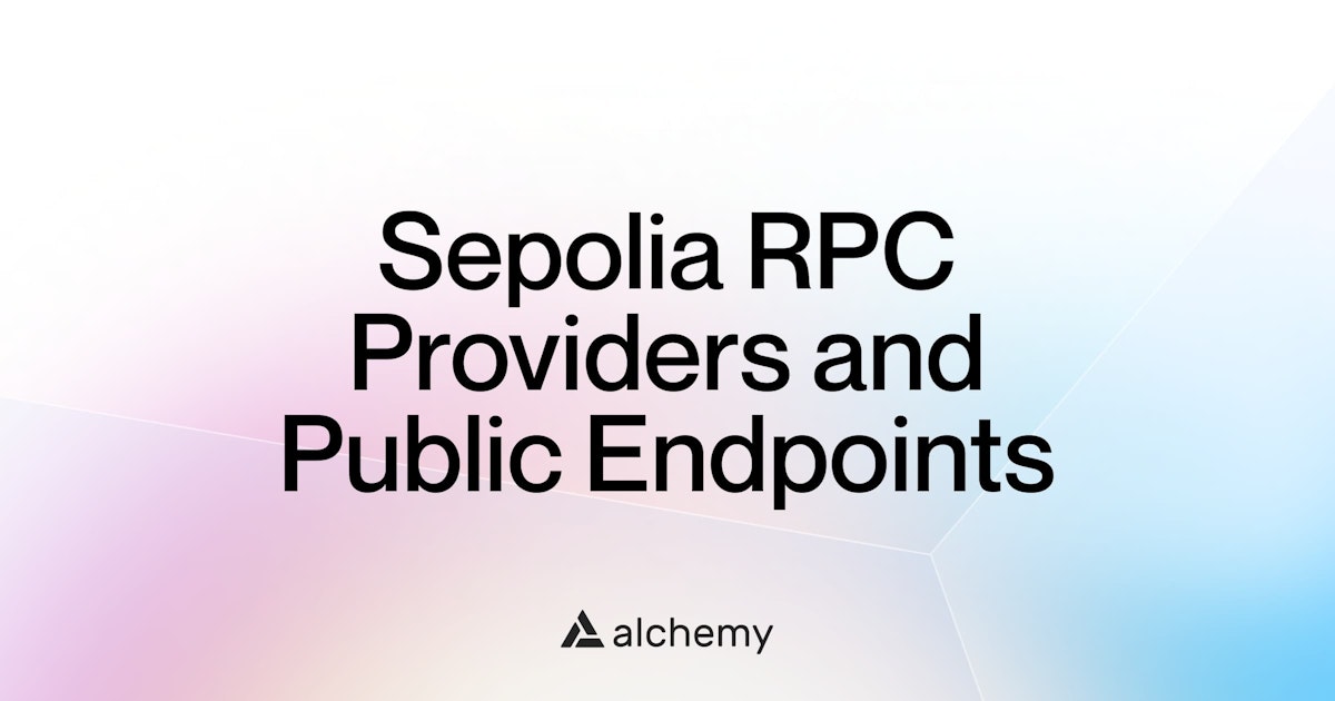 Top Sepolia RPC Providers and Public Endpoints (2024) Top Sepolia RPC Providers and Public Endpoints (2024)