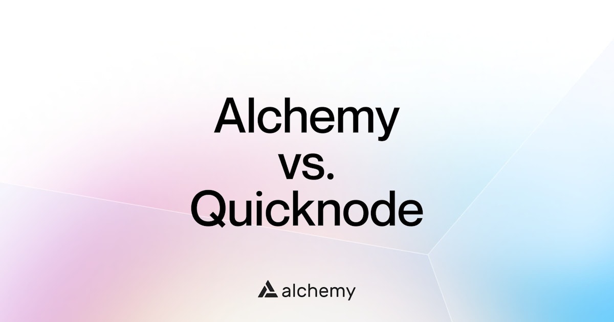 Alchemy Vs Quicknode Web3 Node Provider Comparison