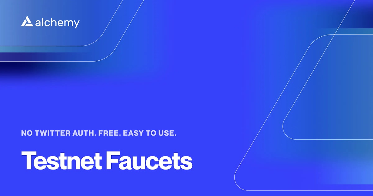Faucets - Get Testnet ETH and Matic Tokens