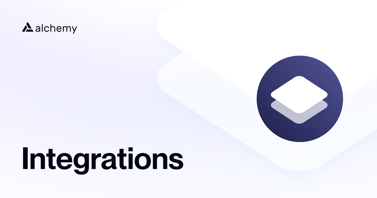 Introducing Integrations for Rollups