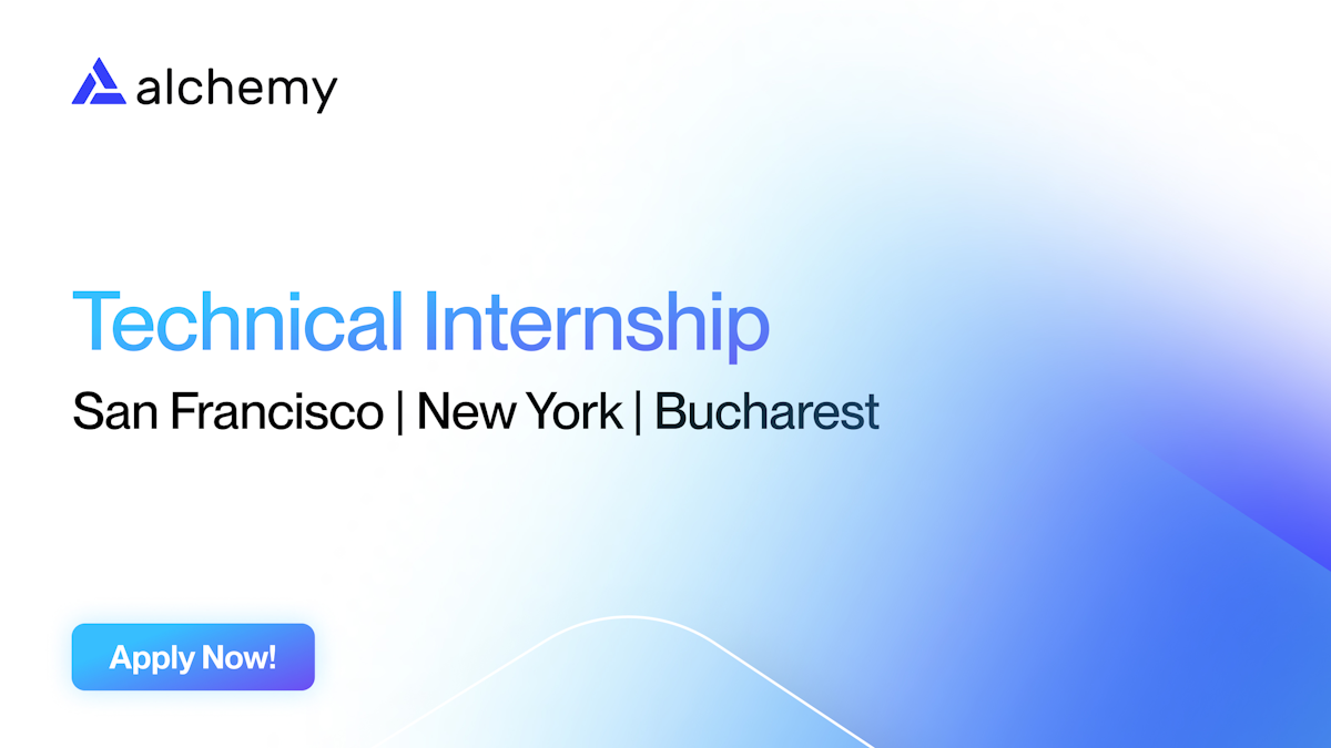 Announcing the 2025 Alchemy Internship Program