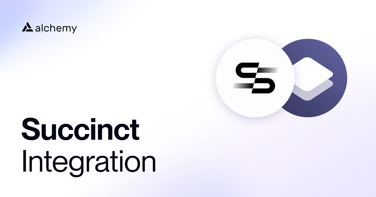 New Integrations for Rollups partner: Succinct New Integrations for Rollups partner: Succinct