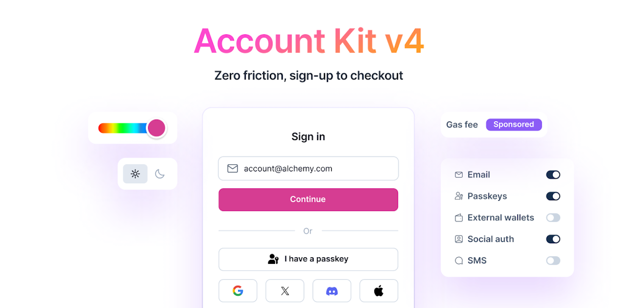 Account Kit v4: Bring the world onchain