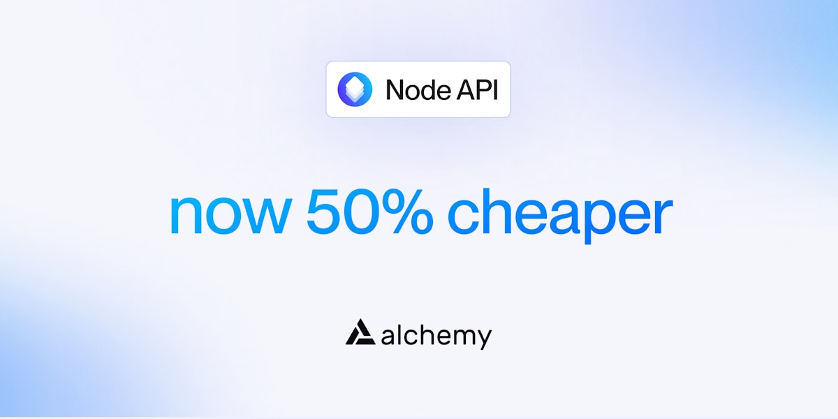 New Developer Friendly Node API Pricing
