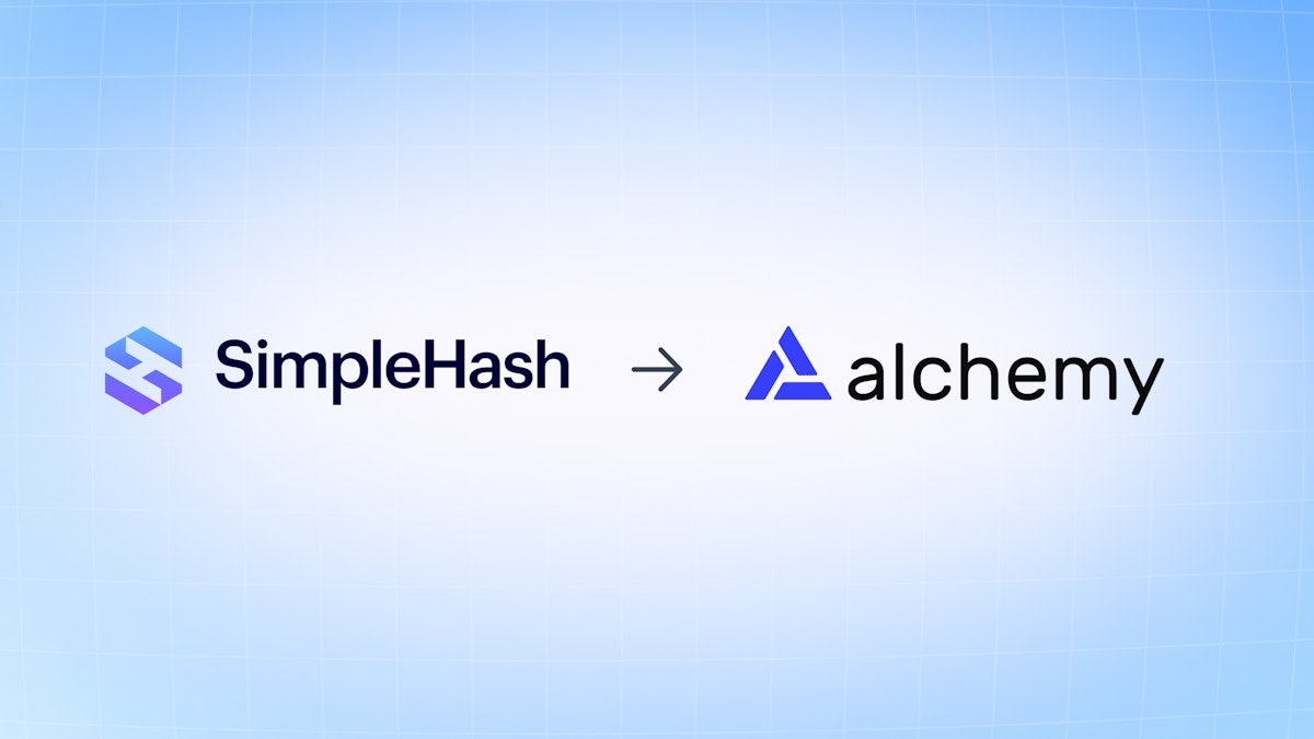 Migrating from SimpleHash to Alchemy Migrating from SimpleHash to Alchemy