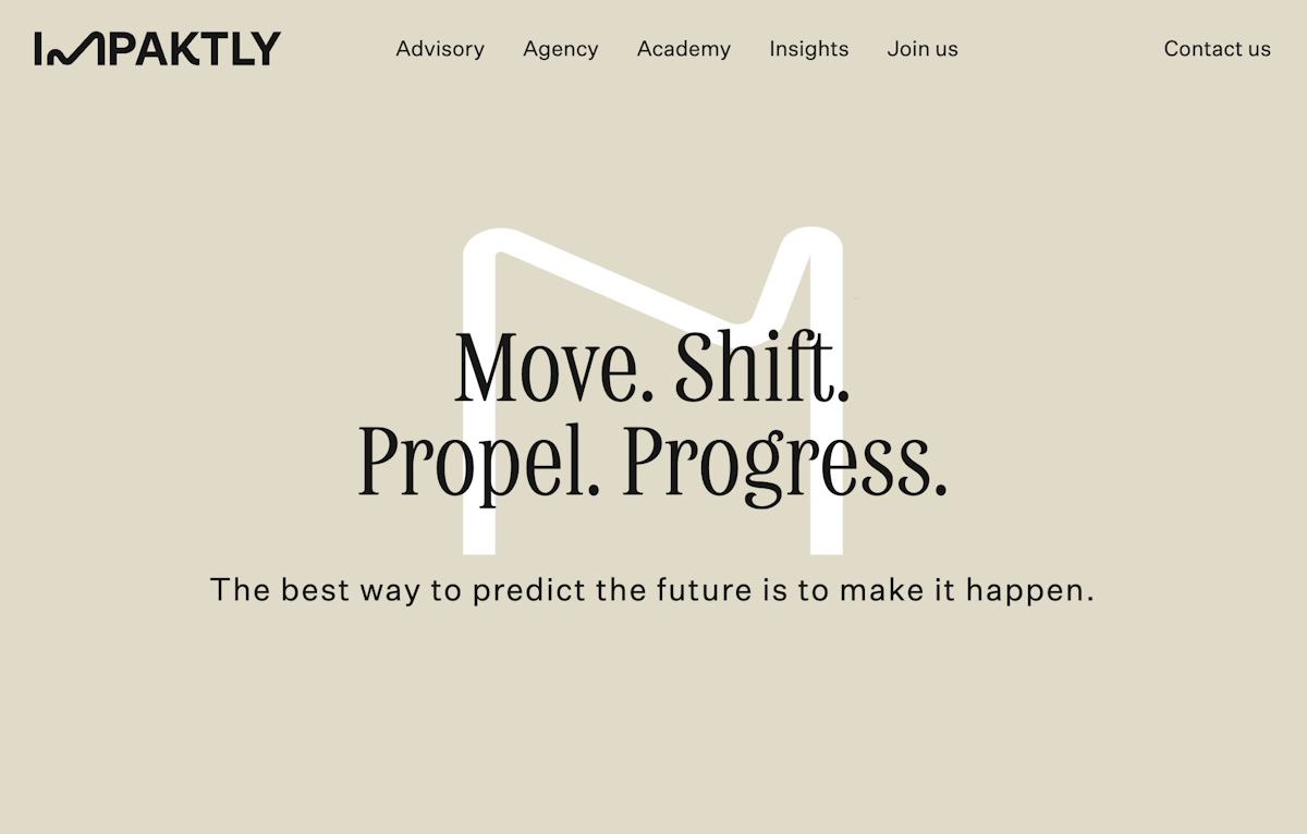 Impaktly: Move. Shift. Propel. Progress.