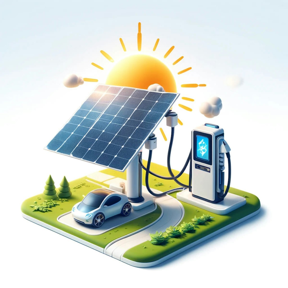 Borne de recharge solaire : une solution simple et rentable