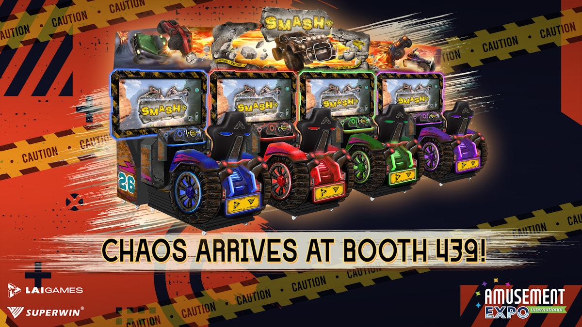 LAI Games Revs Up for Amusement Expo, US Debut of SMASH DX