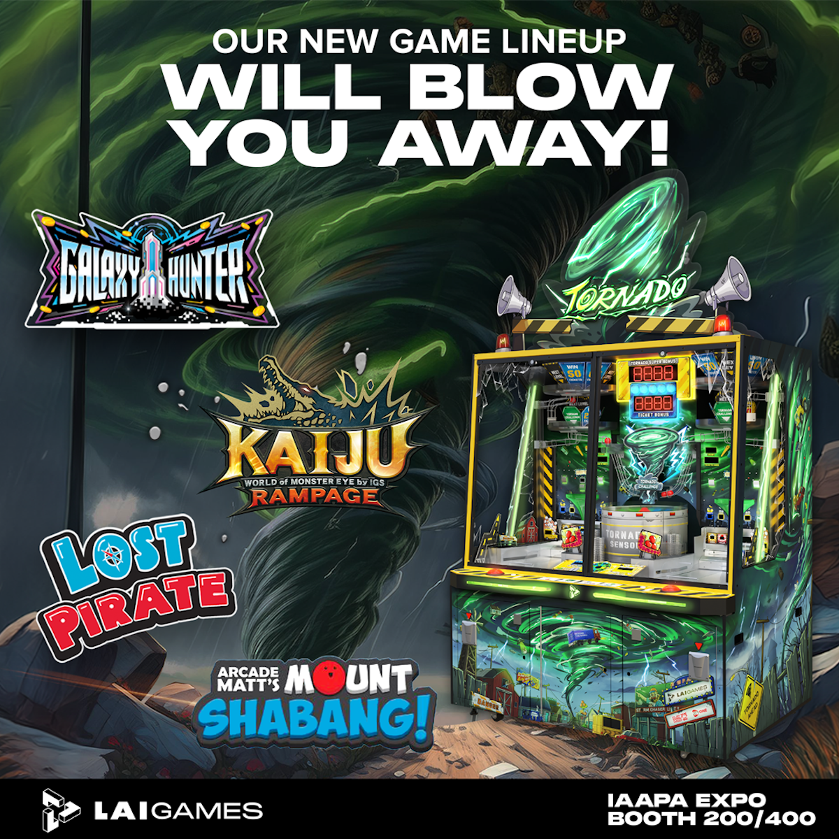 LAI Games Unveils 5 New Titles at IAAPA 2024 | LAI Games