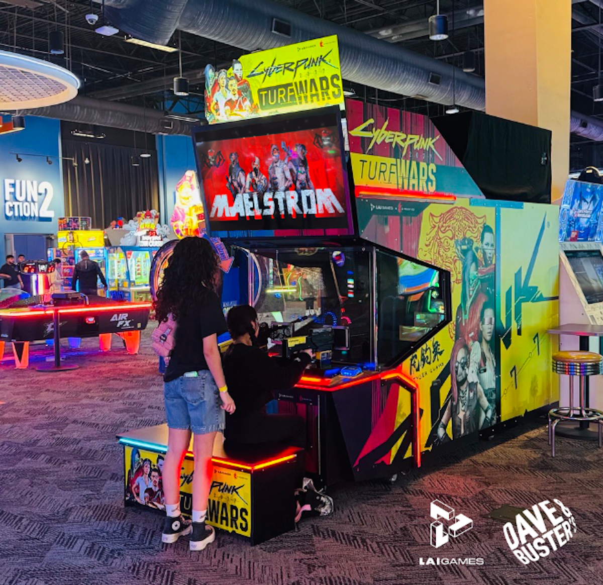 Cyberpunk 2077: Turf Wars Hits Dave & Buster’s This Summer