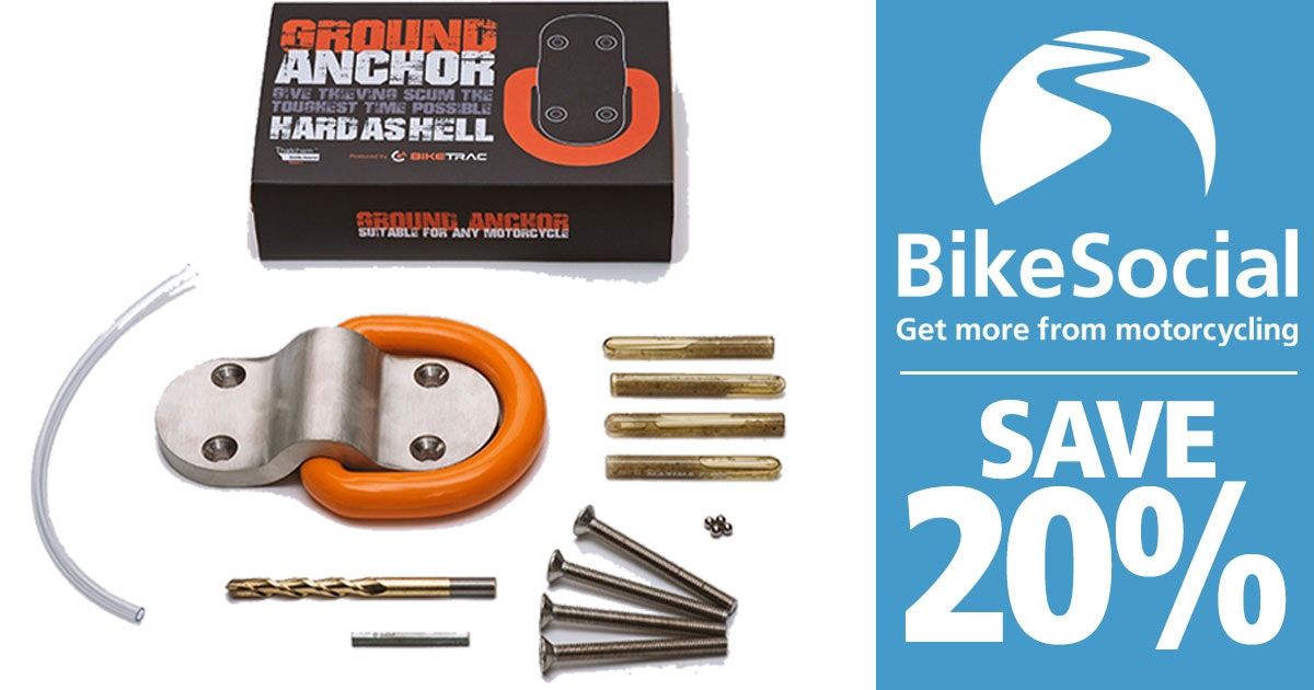 Save 20% on BikeTrac Ground Anchors — BikeSocial Membership