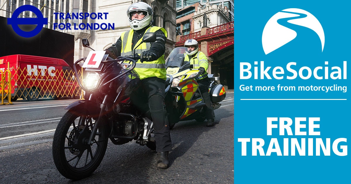 Free motorcycle training with Transport for London