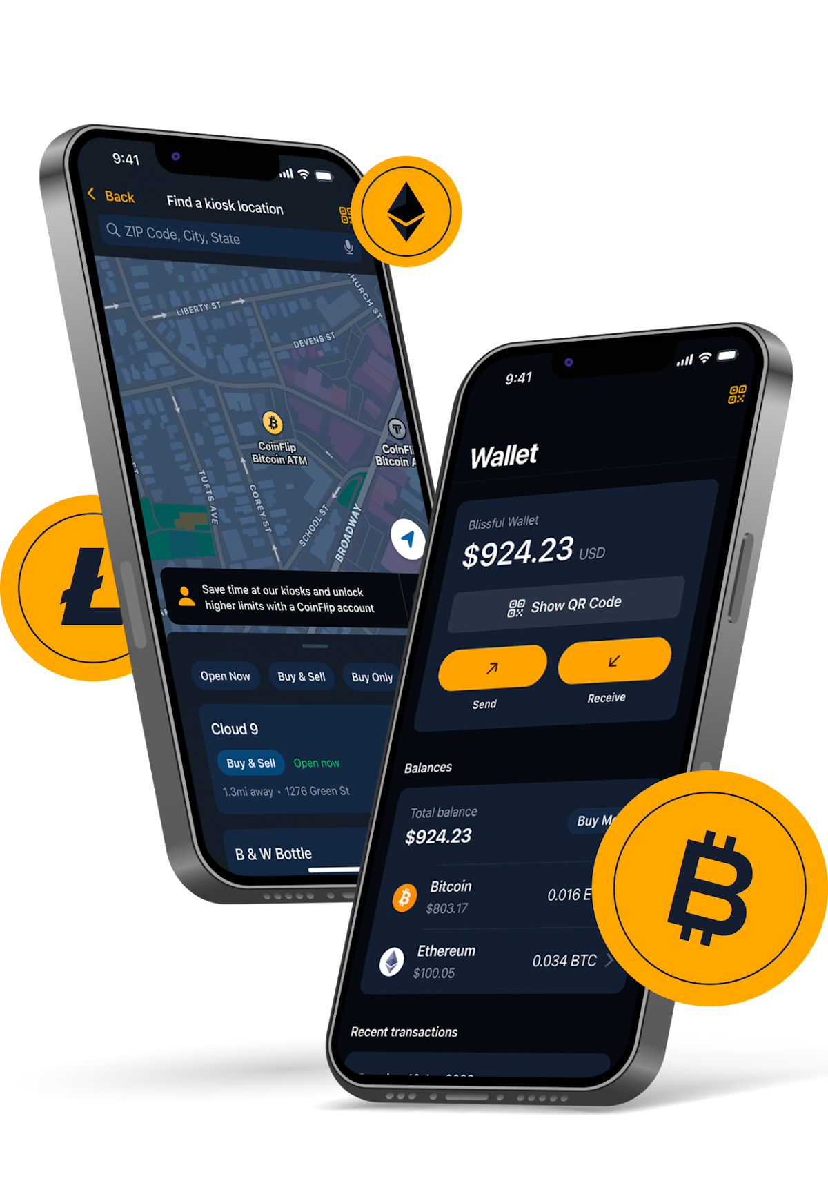 CoinFlip Wallet | Android et iOS