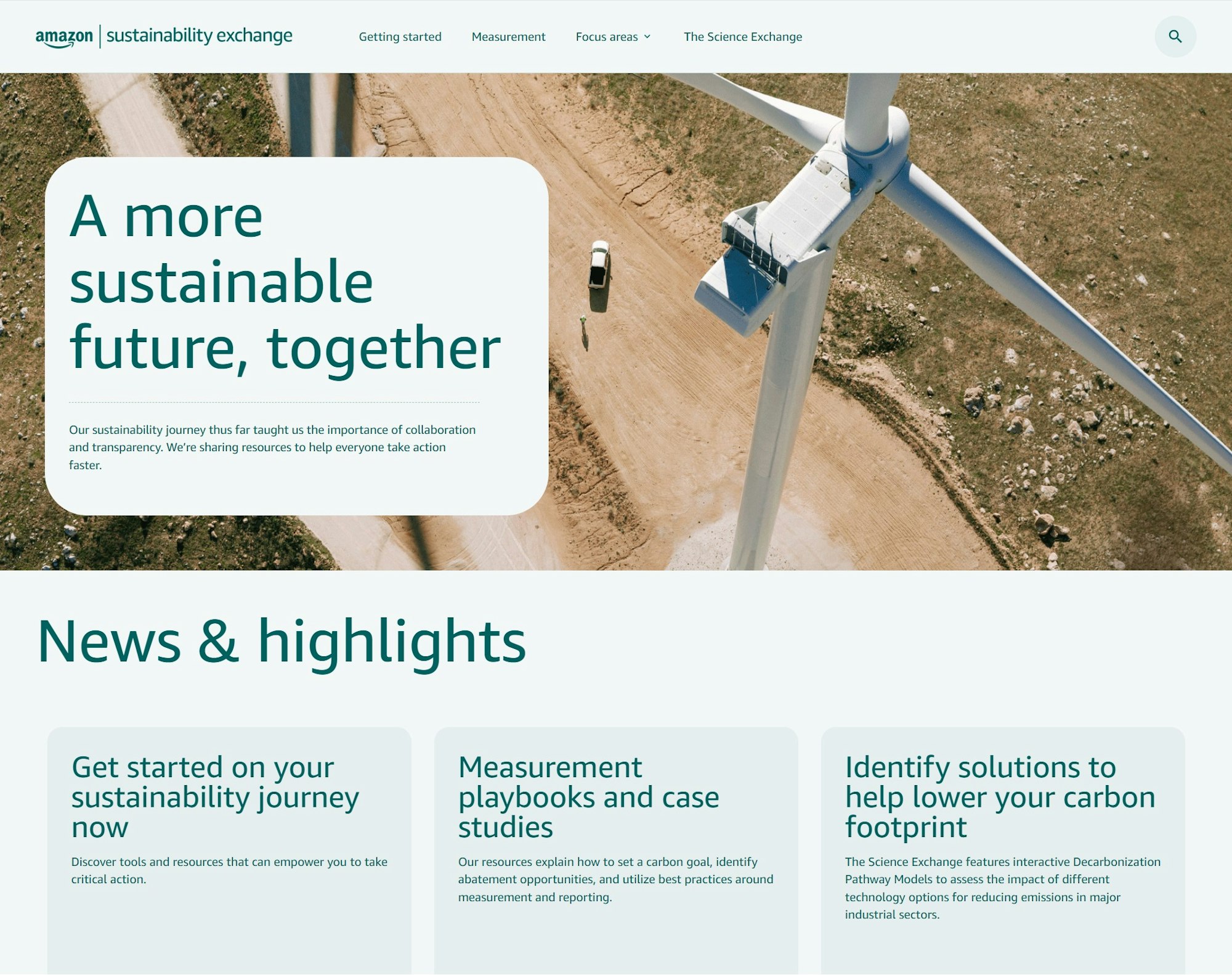 Amazon Sustainability Exchange | Work | Mattias Hedman