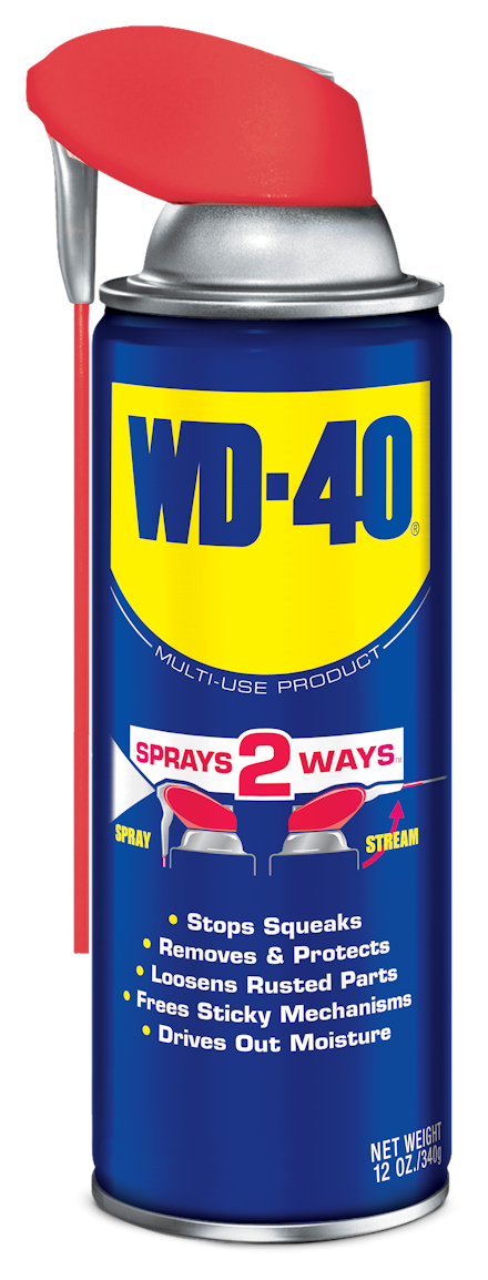 Metal Lubricant & Rust-Proofing Spray | WD-40 Smart Straw 12oz | WD-40
