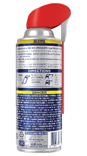 Silicone Lubricant Spray | WD-40 Water Resistant Silicone | WD-40