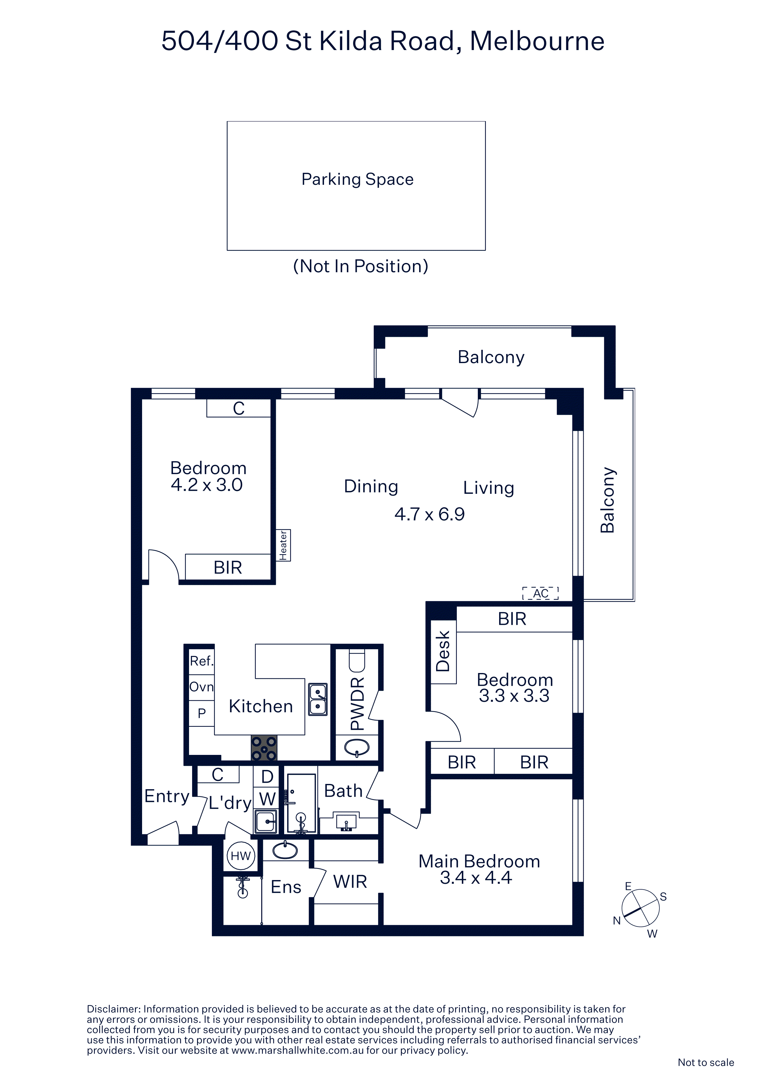 504/400 St Kilda Road, Melbourne, 3004 | Marshall White