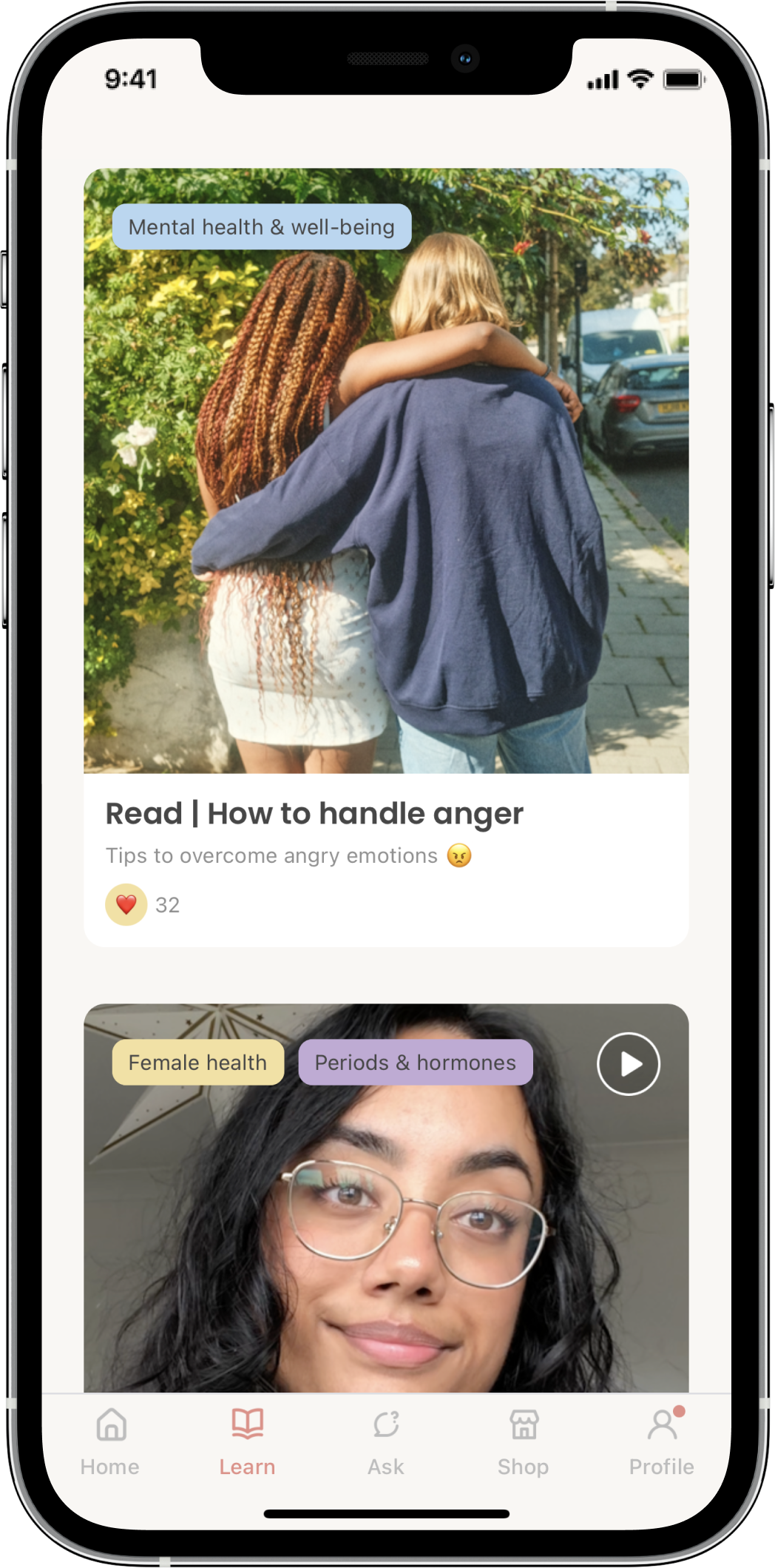 luna | teen health and wellbeing app