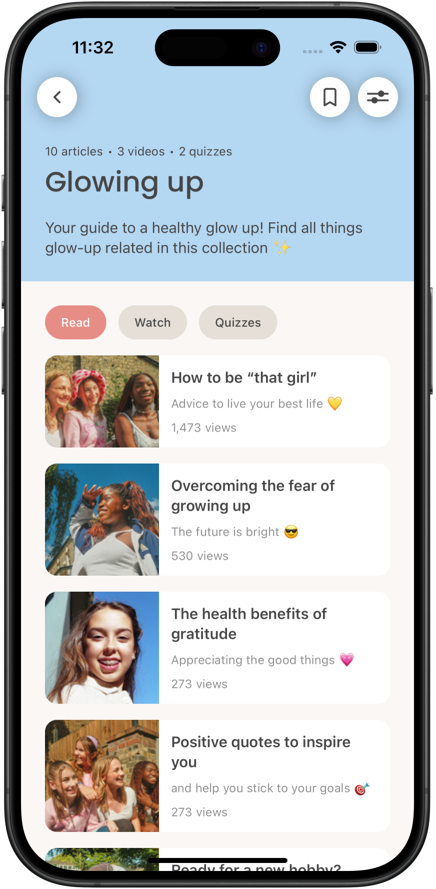 luna | teen health and wellbeing app